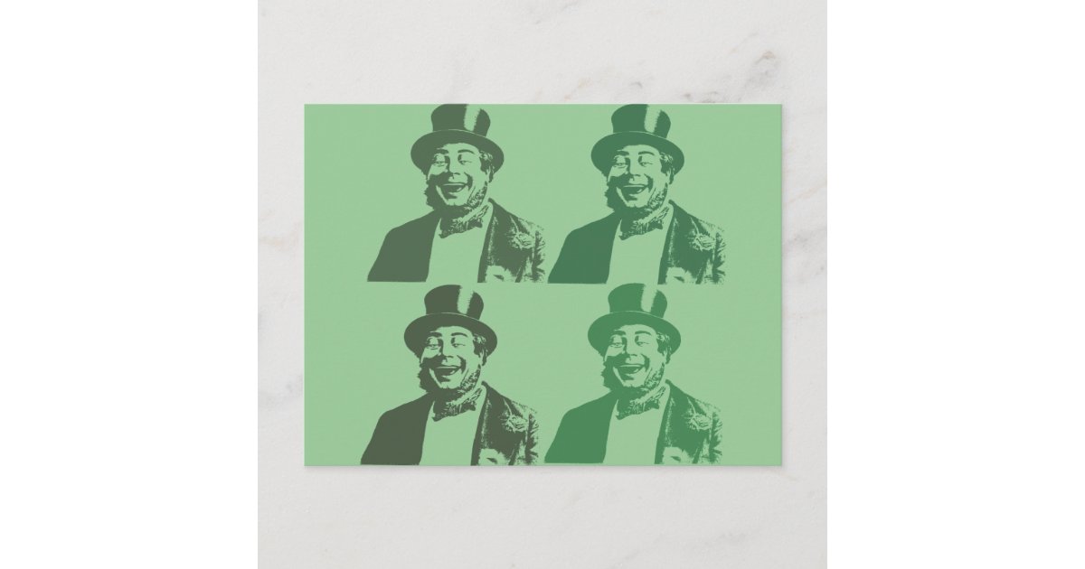 Happy Irish Fellow Postcard | Zazzle