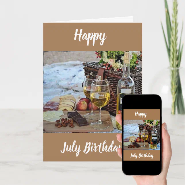 HAPPY *****JULY***** BIRTHDAY CARD | Zazzle