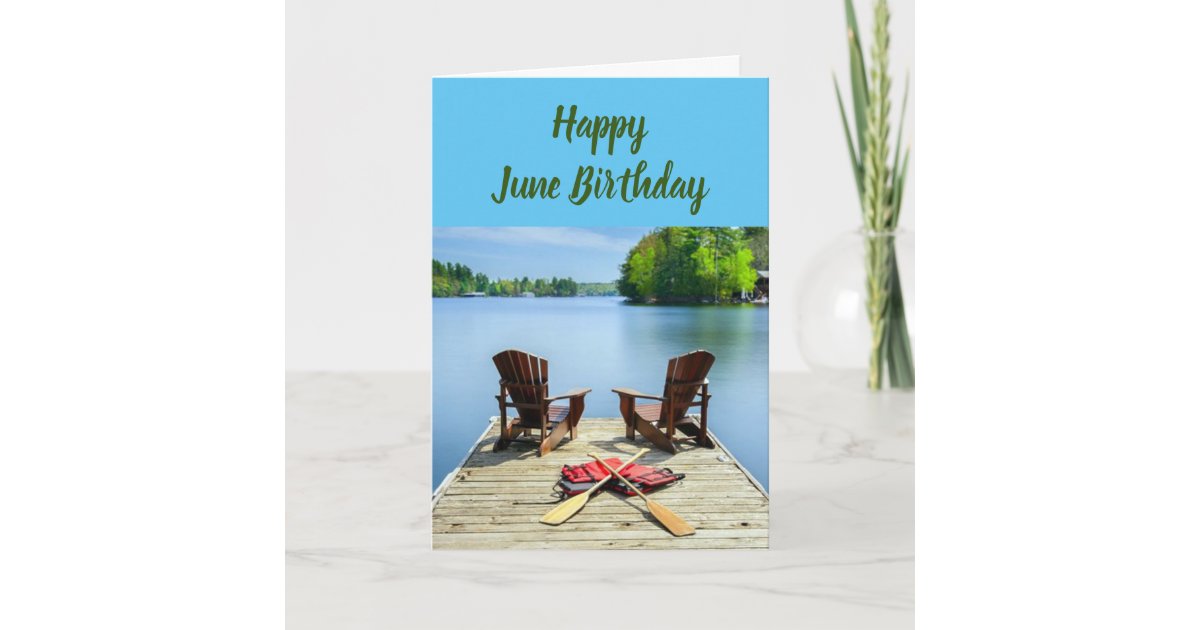 HAPPY *****JUNE***** BIRTHDAY CARD | Zazzle