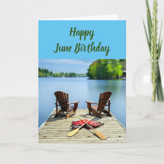 HAPPY *****JUNE***** BIRTHDAY CARD | Zazzle