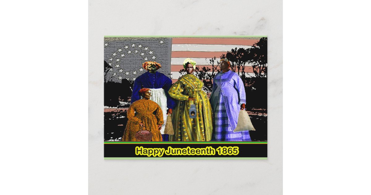 Happy Juneteenth Postcard | Zazzle