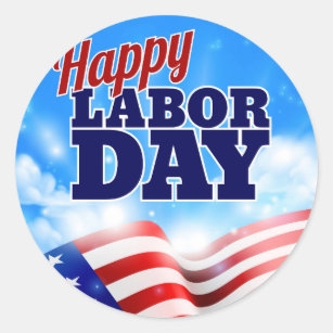 Happy Labor Day Stickers | Zazzle