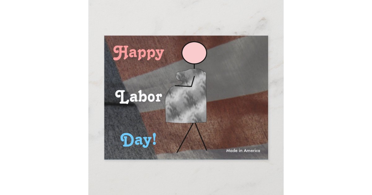 Happy Labor Day Postcard | Zazzle