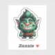 Happy Little Troll Chibi illustration Sticker | Zazzle
