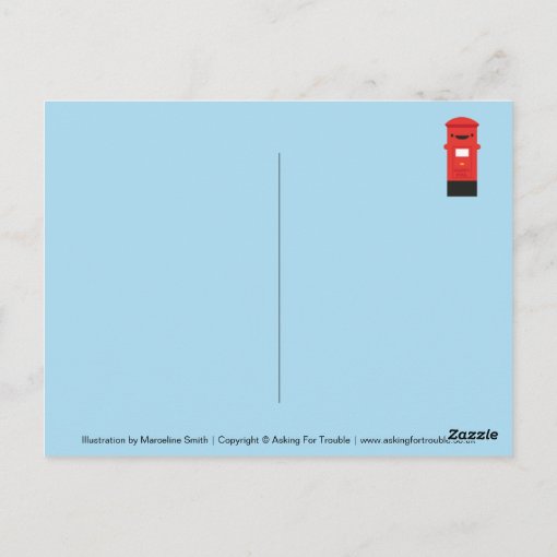 Happy Mail - Kawaii Post Postcard | Zazzle