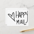 happy mail postcard | Zazzle