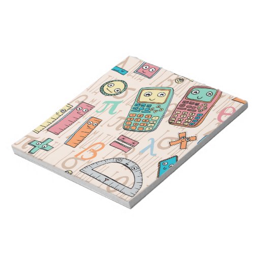 Happy Math Notepad | Zazzle