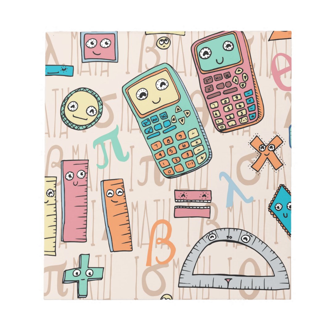Happy Math Notepad | Zazzle