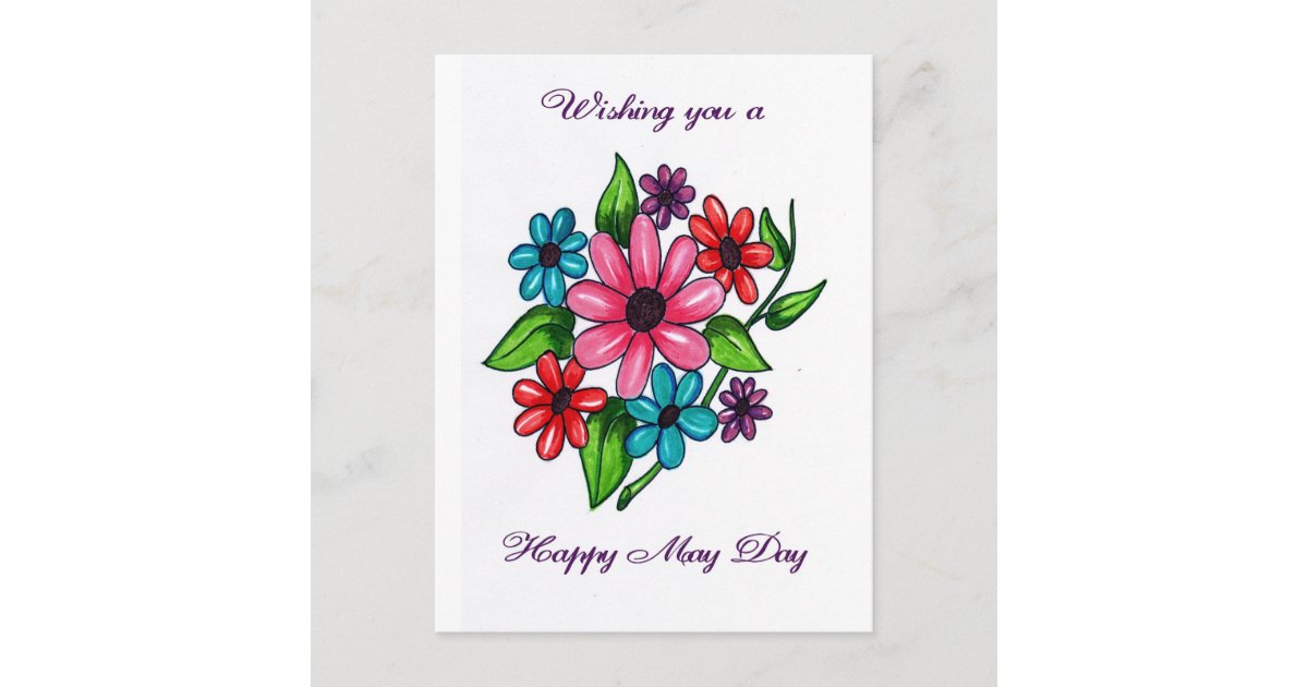 Happy May Day Postcard | Zazzle