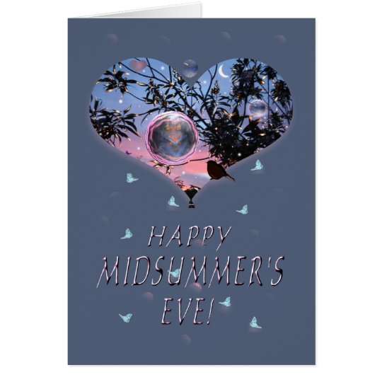 Happy Midsummer's Eve! Card | Zazzle.com
