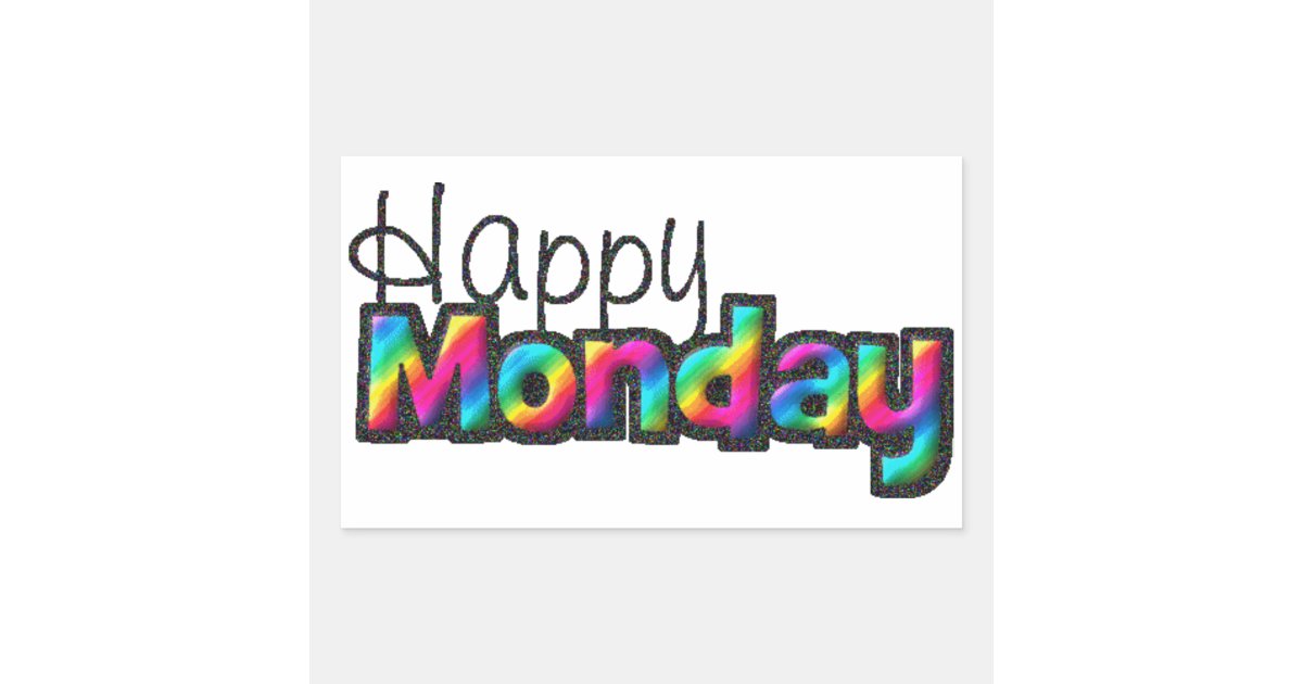 Happy Monday Sticker | Zazzle