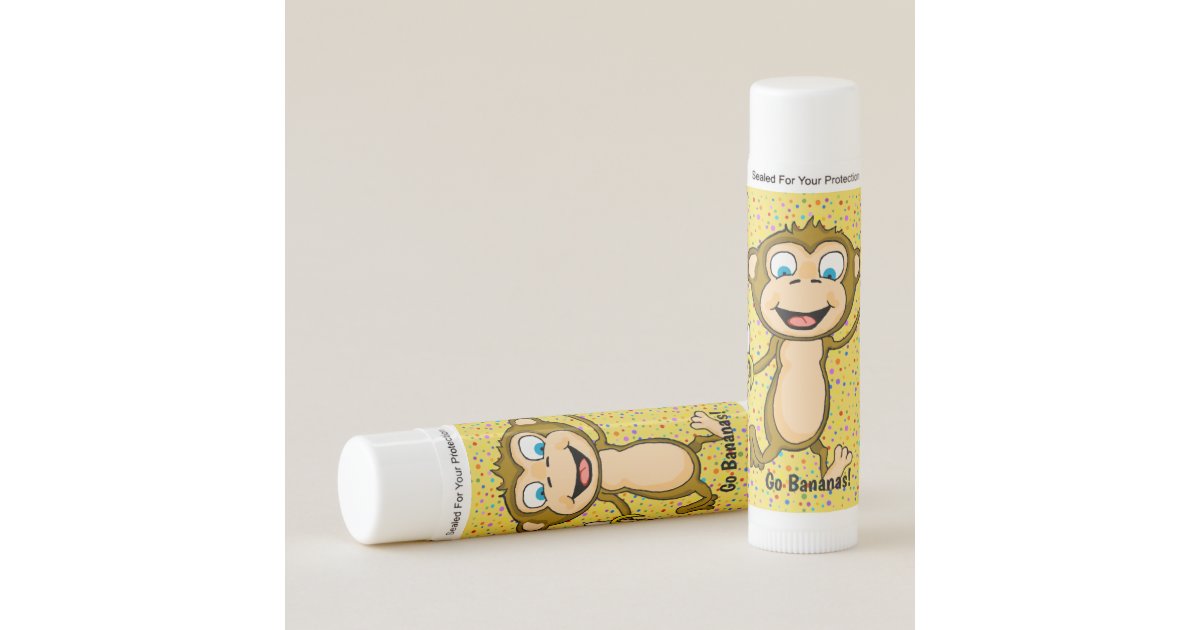 Happy Monkey Lip Balm | Zazzle