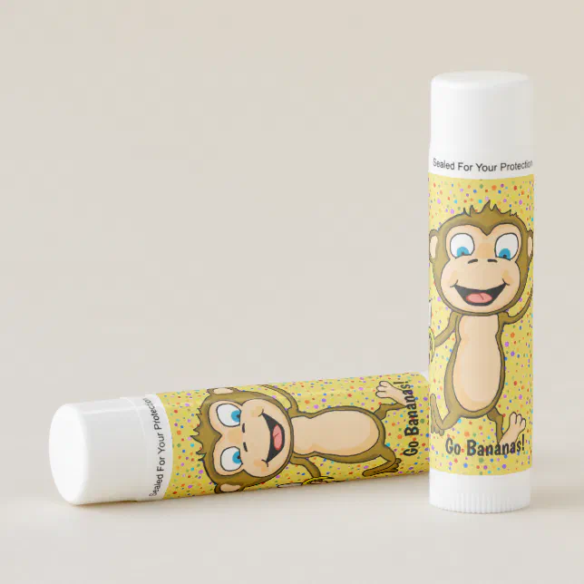 Happy Monkey Lip Balm | Zazzle