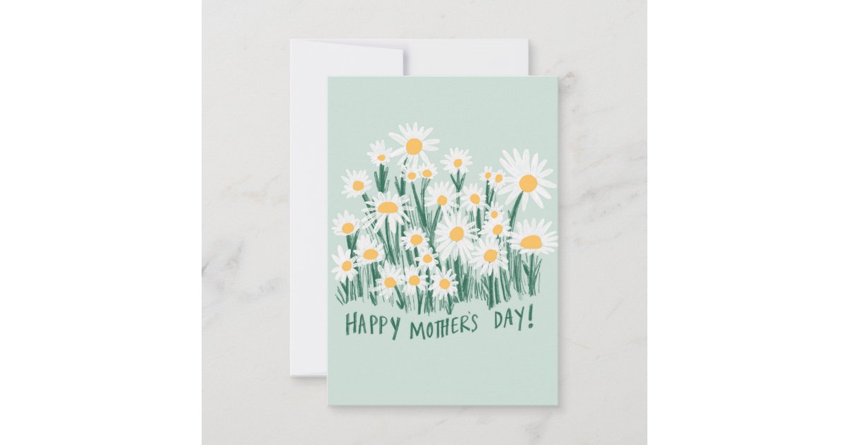 Happy Mother’s Day Daisy Card | Zazzle