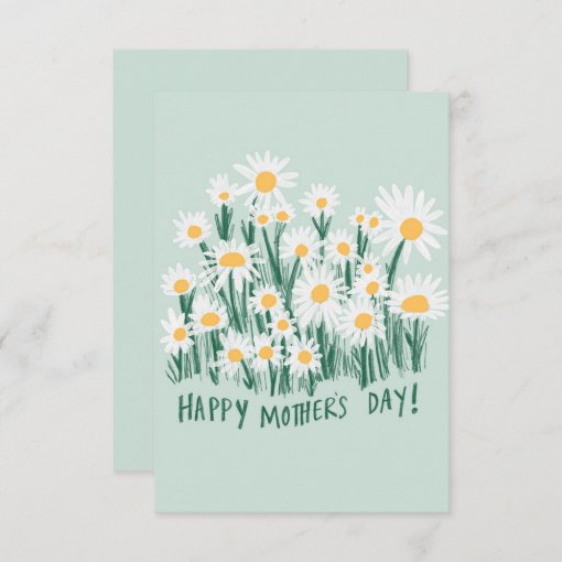 Happy Mother’s Day Daisy Card | Zazzle