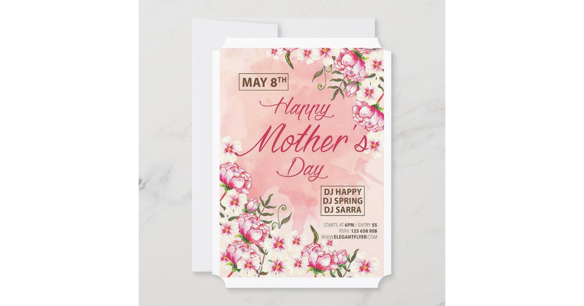 Happy Mother's day greeting card | Zazzle