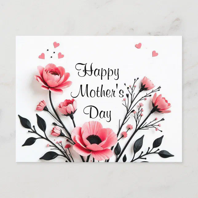 Happy Mother's Day Holiday Postcard | Zazzle