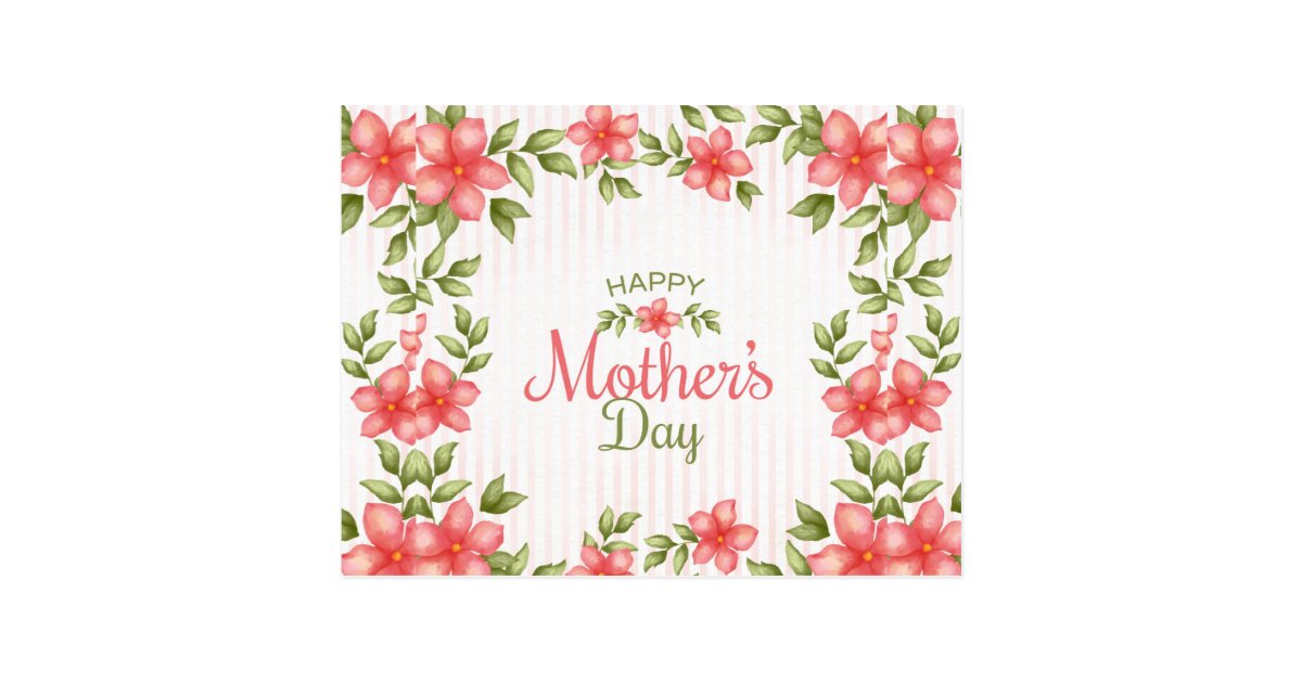 Happy Mother's Day Postcard | Zazzle.com