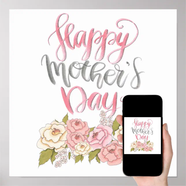 Happy Mother's Day Poster | Zazzle