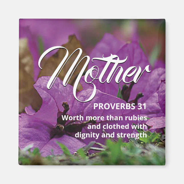Happy Mother's Day PROVERBS 31 Magnet | Zazzle
