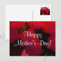 Happy Mother's Day Red Roses I Postcard | Zazzle