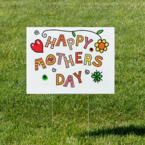 Happy Mothers Day Sign | Zazzle