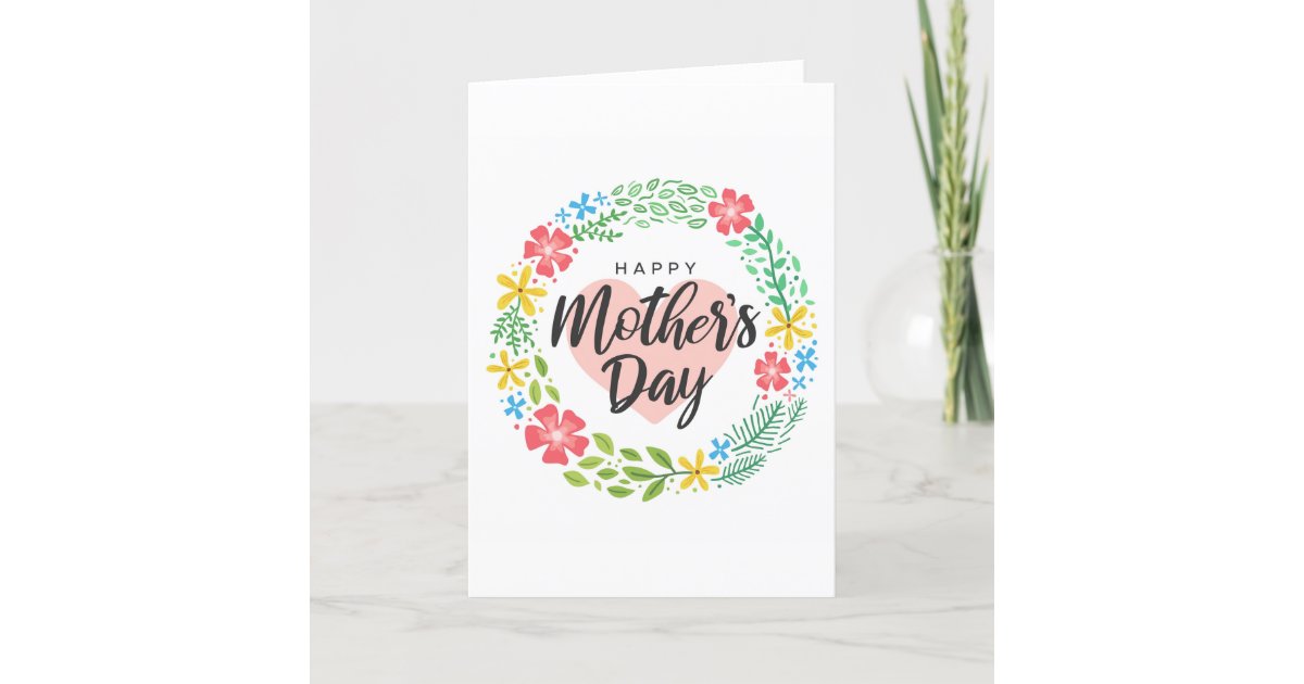 Happy Mother's Day Thank You Card | Zazzle