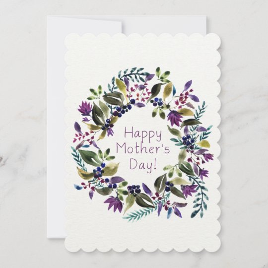 Happy Mother's Day Watercolor Flowers | Zazzle.com