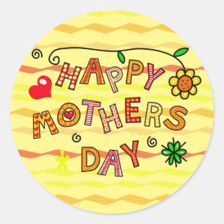 Happy Mothers Day Stickers | Zazzle