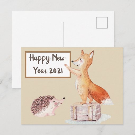 Happy New Year 2021 Postcard | Zazzle