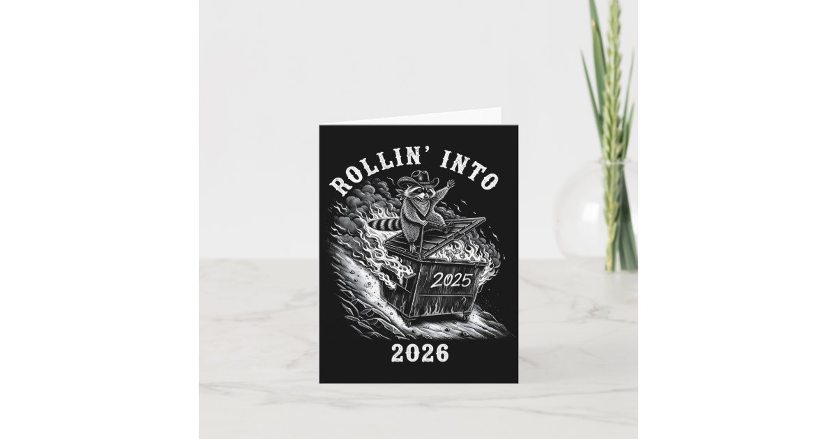 Happy New Year 2026 Goodbye 2025 Hello 2026 Family Card | Zazzle