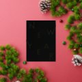 Happy New Year Bold Letters Minimal Modern Photo Foil Holiday Card | Zazzle