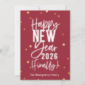 Happy New Year Finally Holiday Card | Zazzle