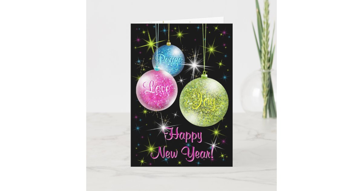 Happy New Year Greeting Card | Zazzle.com
