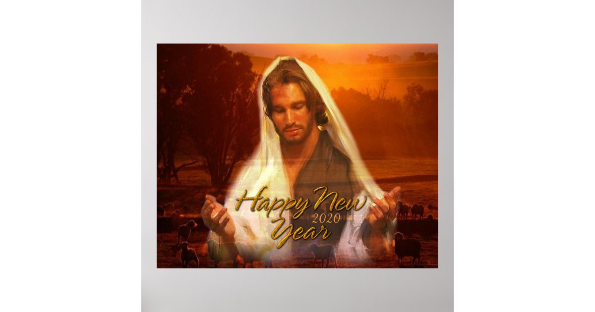 Happy New Year Jesus 2020 Poster | Zazzle