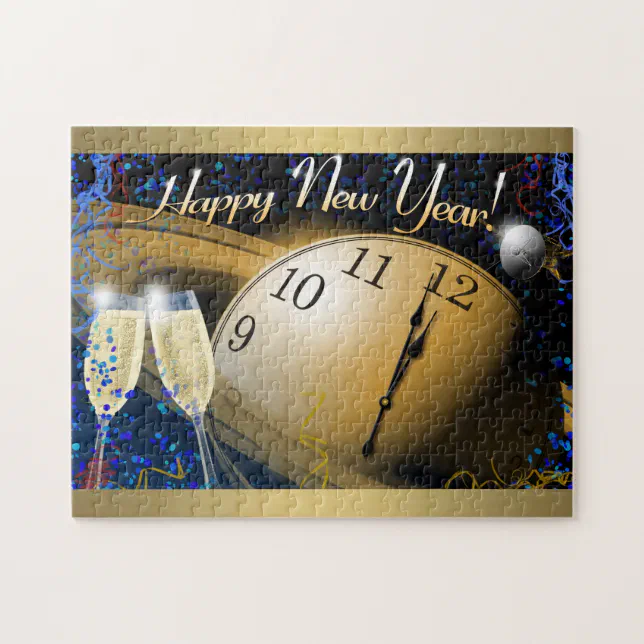 Happy New Year Jigsaw Puzzle | Zazzle