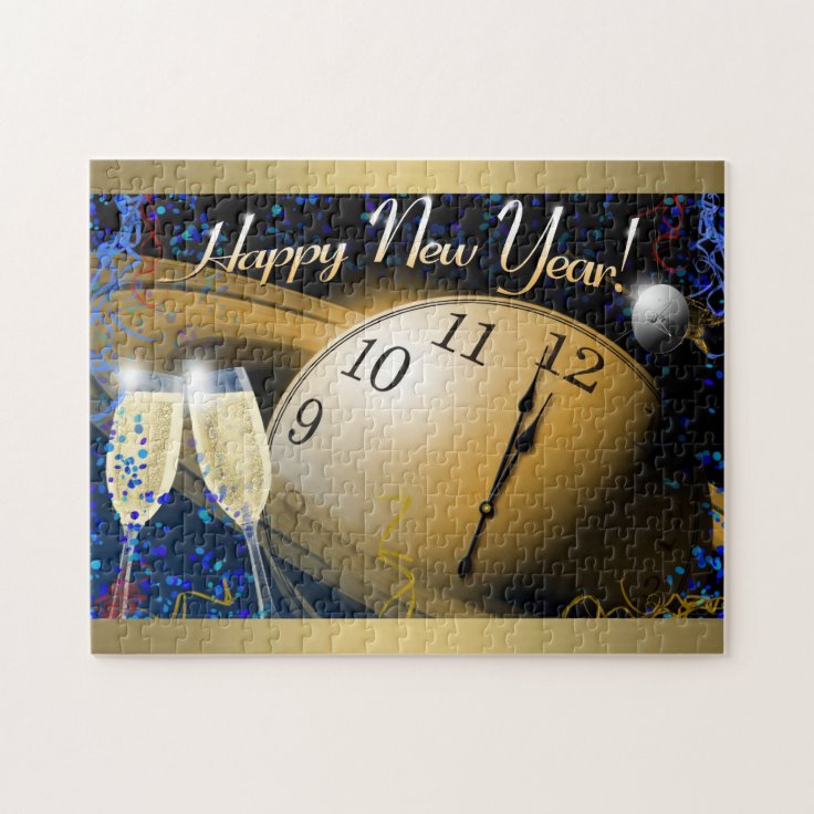 Happy New Year Jigsaw Puzzle | Zazzle