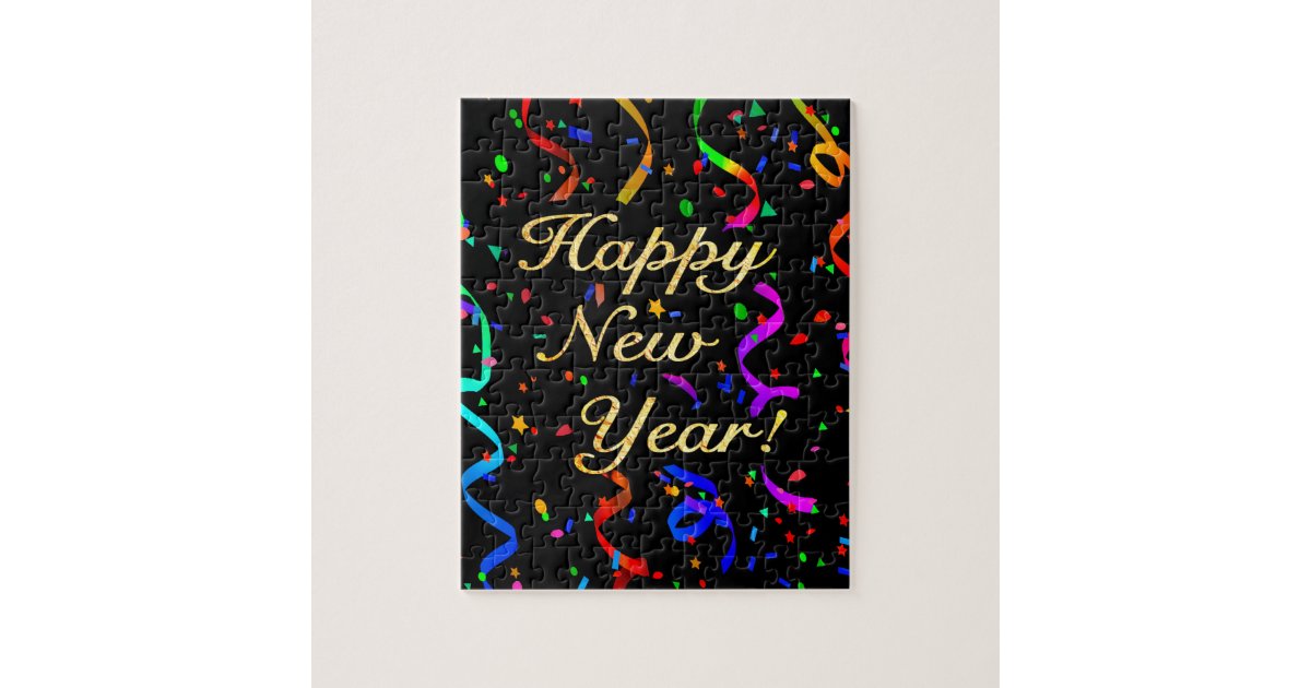 "Happy New Year!" Jigsaw Puzzle | Zazzle