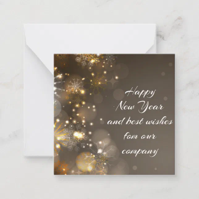 happy new year note card | Zazzle