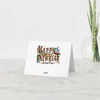 Happy New Year Note Card | Zazzle