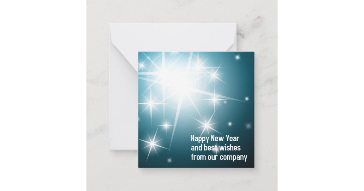 Happy New Year Note Card | Zazzle