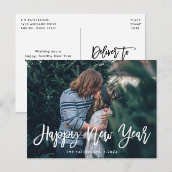 Happy New Year Overlay | New Year Photo Card | Zazzle