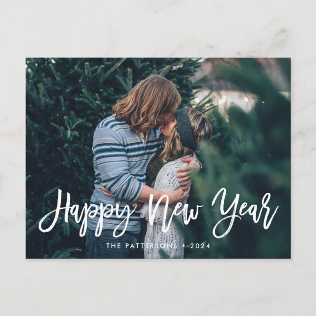 Happy New Year Overlay | New Year Photo Card | Zazzle