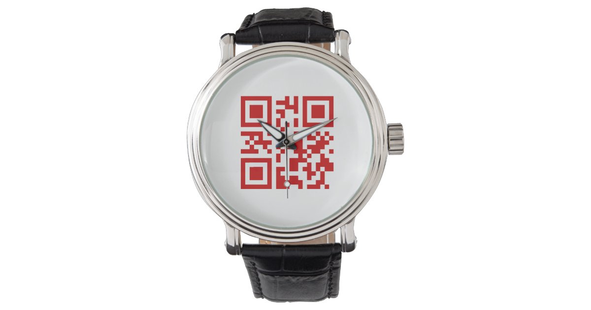 Happy New Year! -- QR Code Watch | Zazzle