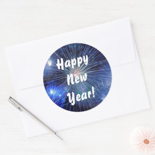 Happy New Year Stickers | Zazzle