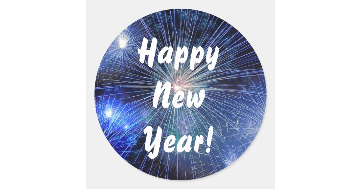 Happy New Year Stickers | Zazzle