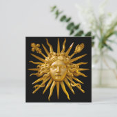 Happy New Year Symbol Of Louis Xiv The Sun King Holiday Card Zazzle