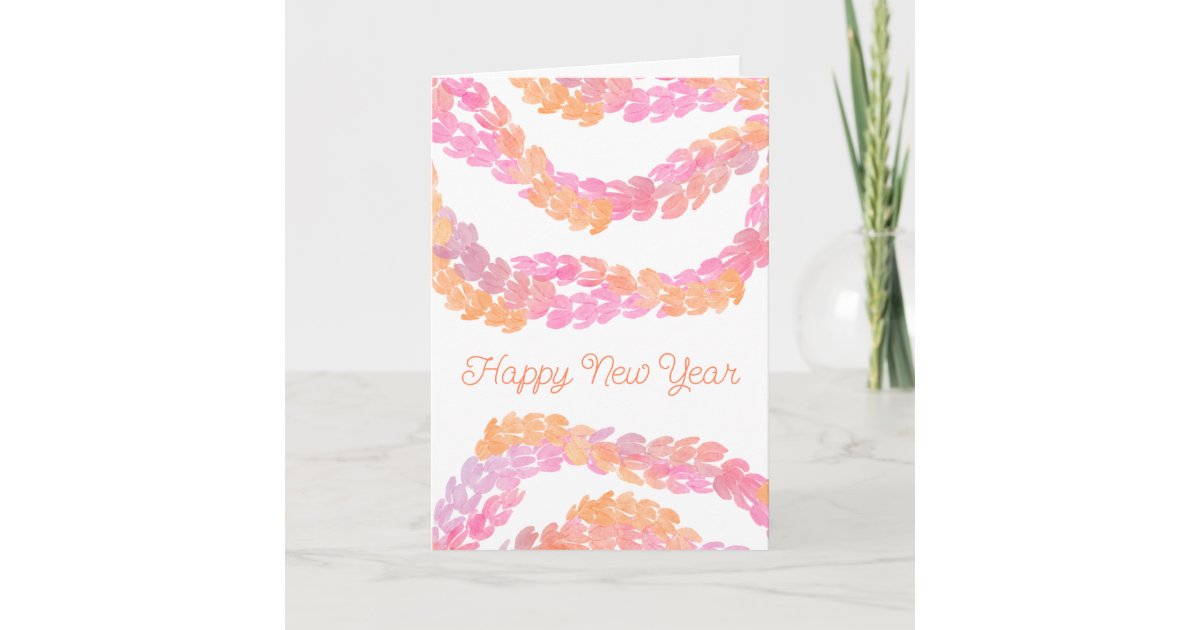 Happy New Year Thank You Card | Zazzle