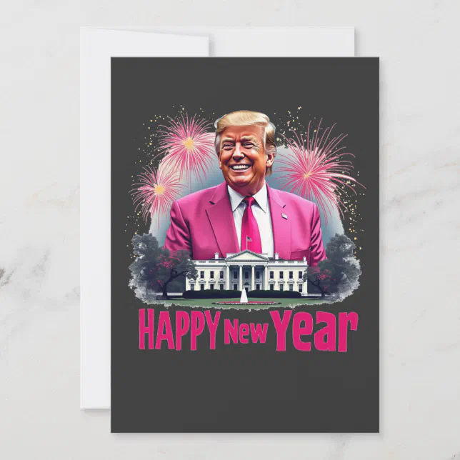 Happy New Year Trump Inauguration Day 2025 Invitation | Zazzle