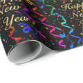 "HAPPY NEW YEAR!" WRAPPING PAPER | Zazzle
